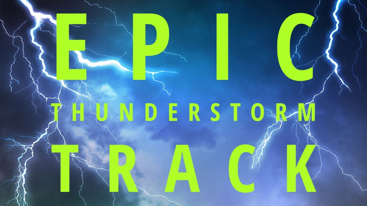 Epic Heavy Thunderstorm Track with Relaxing Lightening⚡and Rain 🌧️ ...