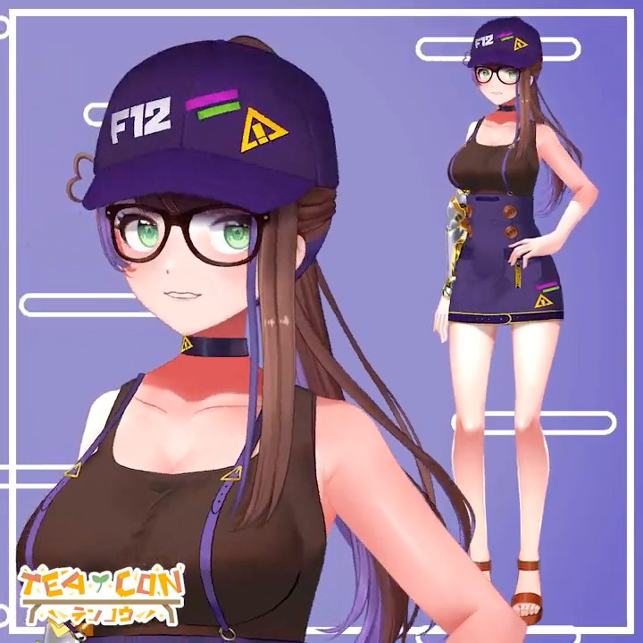 【Showcase】 Frederett V2 Casual Costume【Live2D VTuber】 - YouTube