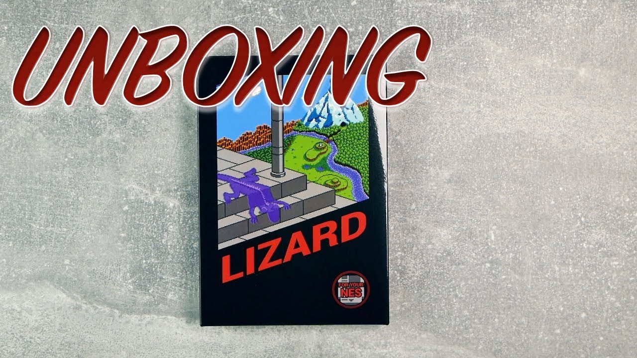 Unboxing Lizard New NES Game - YouTube