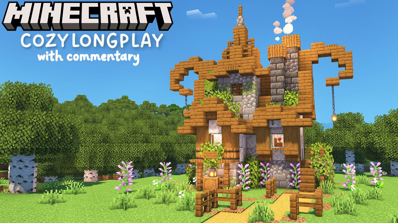 Relaxing Minecraft Longplay With Commentary - Building a Whimsical ...