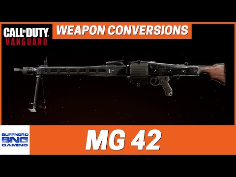 MG42 Weapon Conversion - Call Of Duty Vanguard - YouTube
