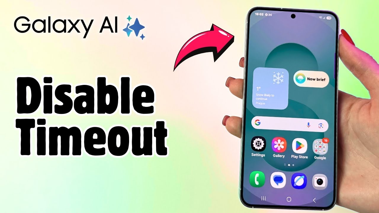 Samsung Galaxy S25: How to Turn Off Screen Timeout - YouTube