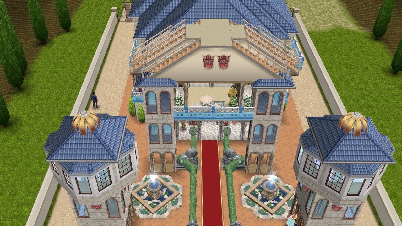 sims freeplay-A castle Tour with 96 sims - YouTube