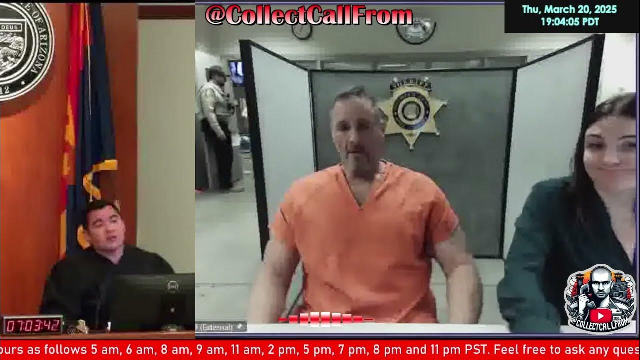 Initial appearance Pima County Superior Court ARIZONA 03/20/2025 7pm PST - YouTube