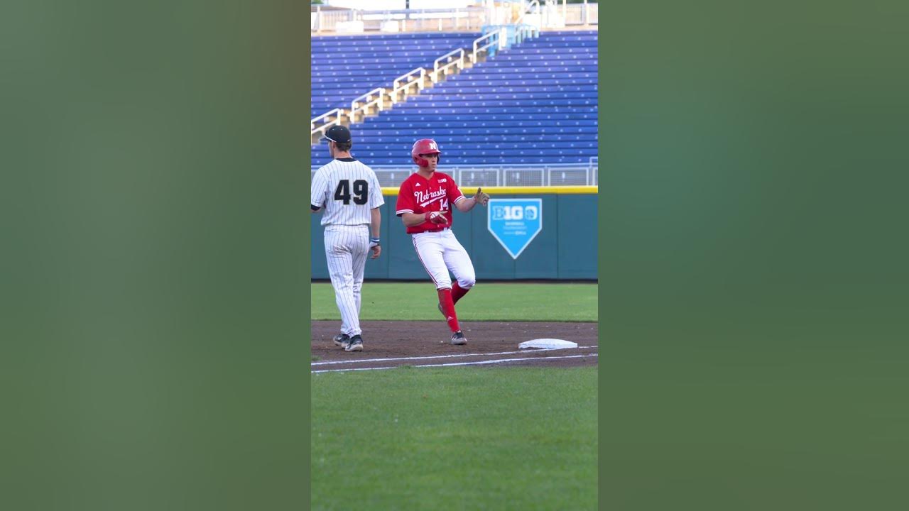 Nebraska's Case Sanderson 4th Inning RBI vs. Purdue | 2024 B1G Baseball Tournament - YouTube