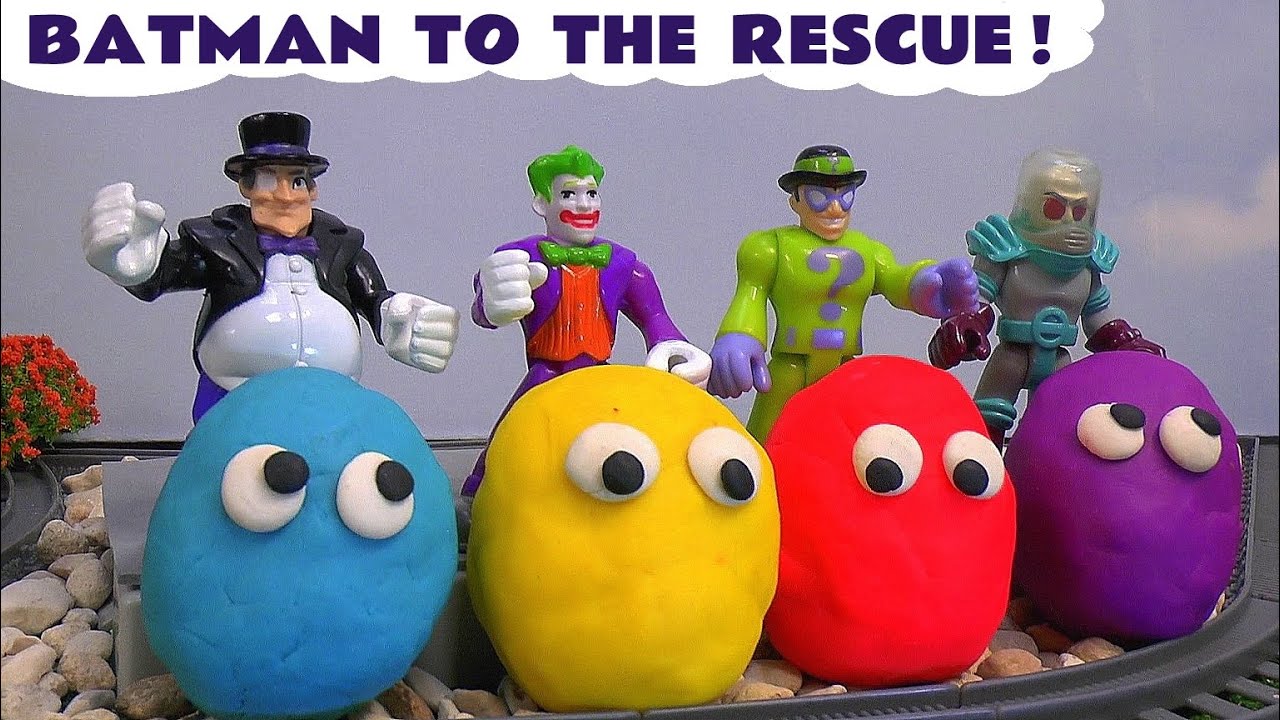 Brave Play Doh Superhero Stop Motion Rescue With Thomas and Friends ...
