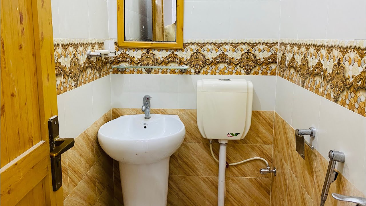 Washroom Design 4’ x 4’ (Feet) Latest Bathroom Design 2024 Small ...