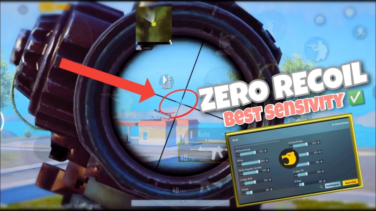 best zero recoil sensivity and control for mobile丨LAKTIK - YouTube
