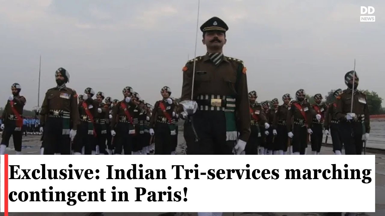 Watch | Exclusive interview with Indian Tri-services marching ...