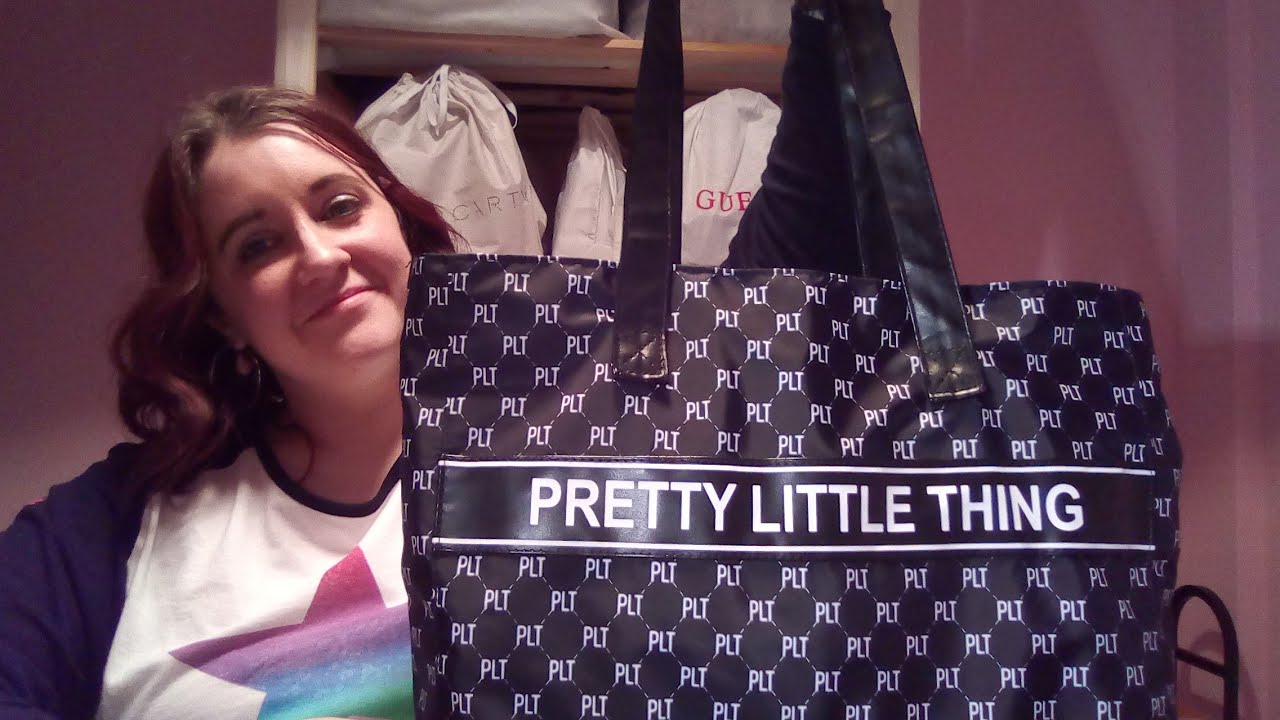 Pretty Little Thing Monogram Tote Bag Reveal! - YouTube