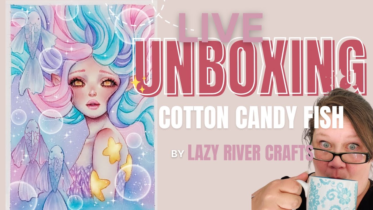 LIVE UNBOXING 📦 of Cotton Candy Fish from Lazy River + Chat & Chill ☕️💬 ...