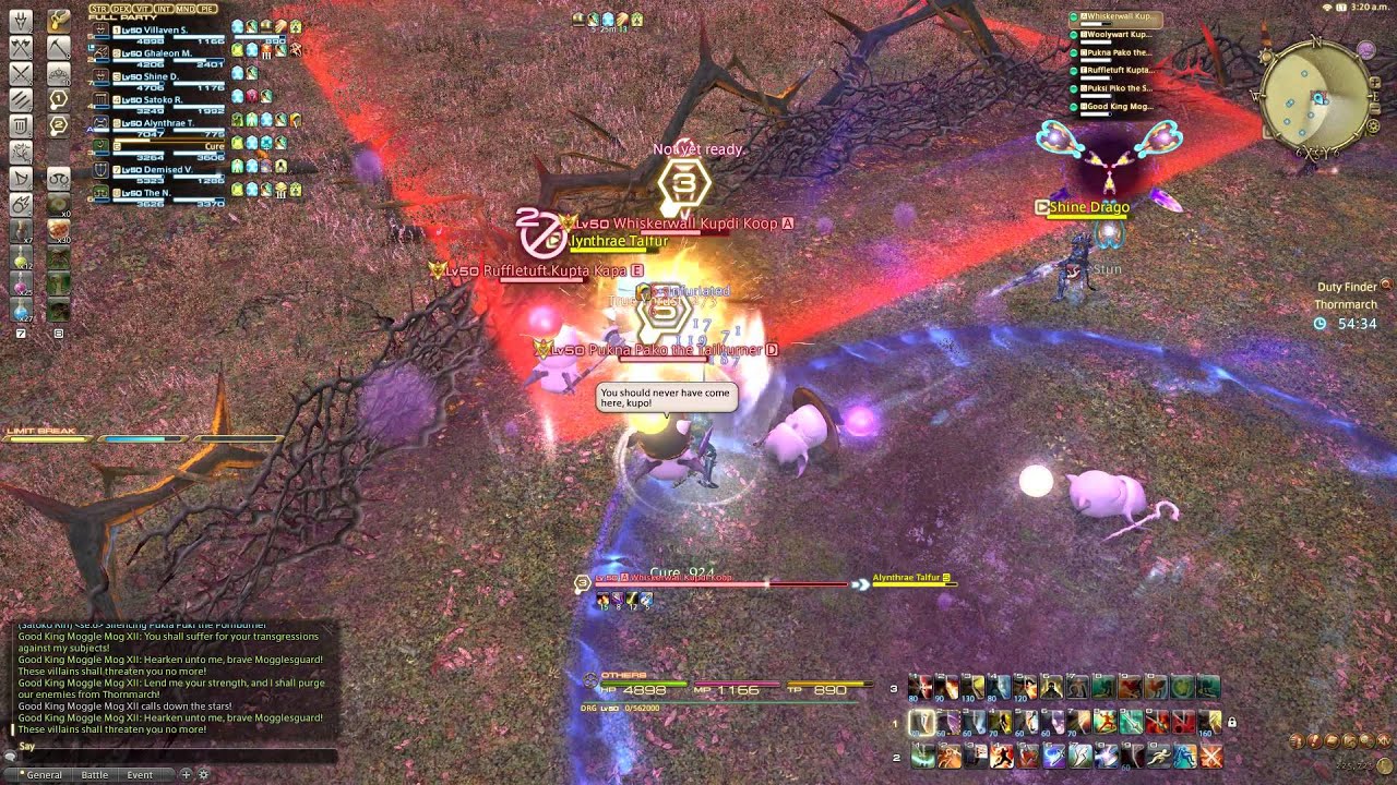 FFXIV Good King Moggle Mog - Dragoon POV - YouTube