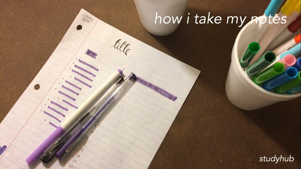 how i take my notes!! - YouTube
