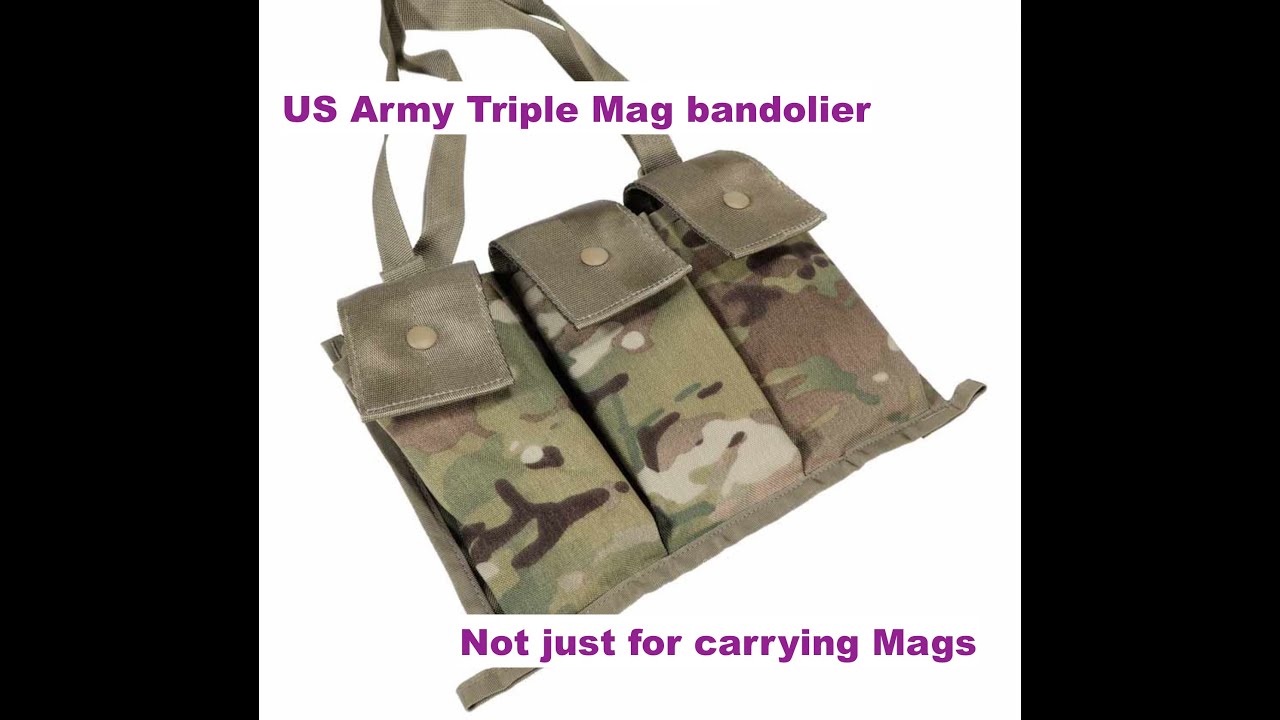 US Army's Triple Magazine Bandolier - YouTube