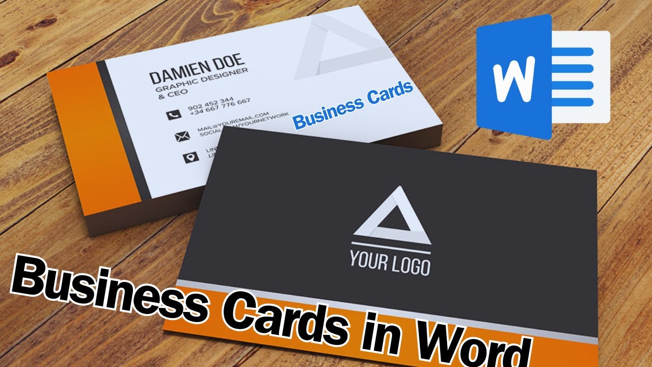 How to Create Business Cards in Microsoft Word | Easy Step-by-Step ...