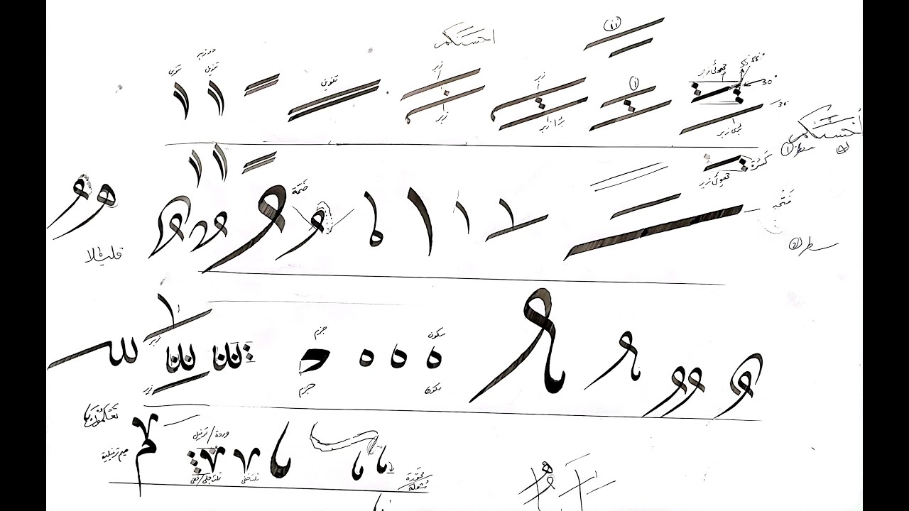sulus calligraphy course I lecture 35 - YouTube