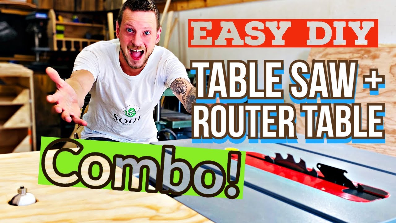 Upgrade Your Table Saw With A DIY Router Table Insert | Woodworking ...