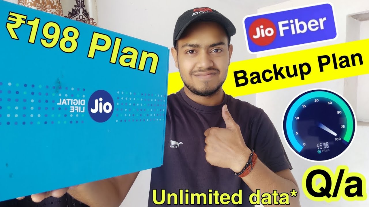 Jio fiber ₹198 backup plan terms & conditions with live proof | Jio fiber ₹198 plan Q/a with ...