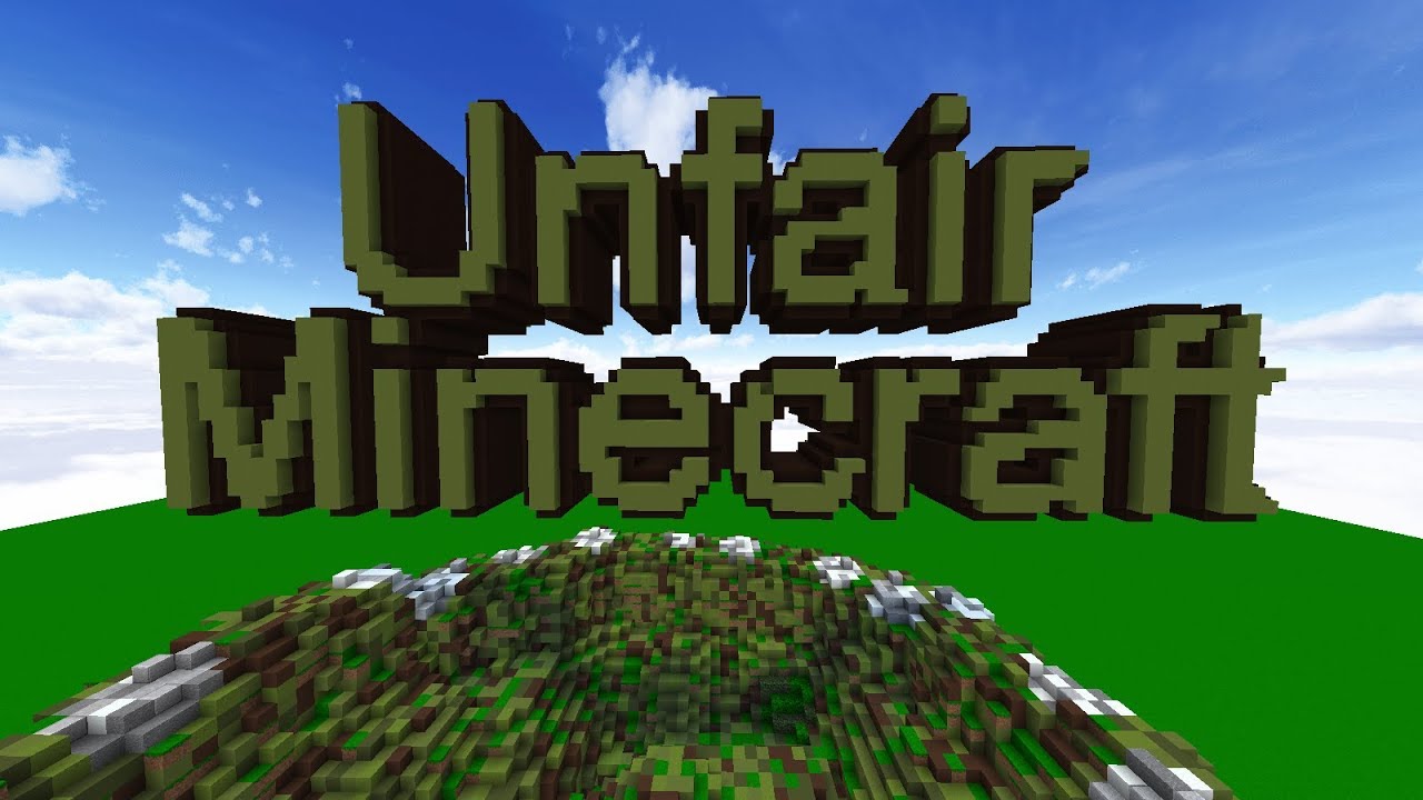 UNFAIR MINECRAFT - Official Troll Map Trailer! - YouTube
