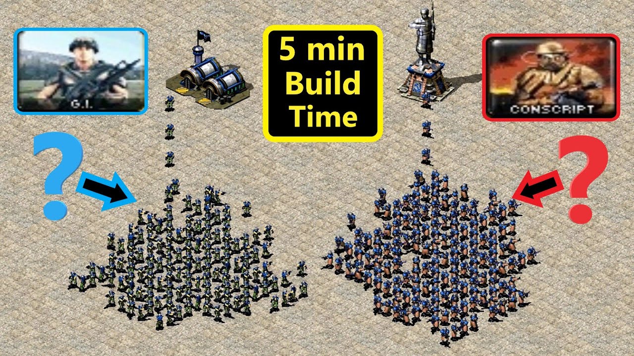Who builds more in 5 min? - Red Alert 2 - YouTube