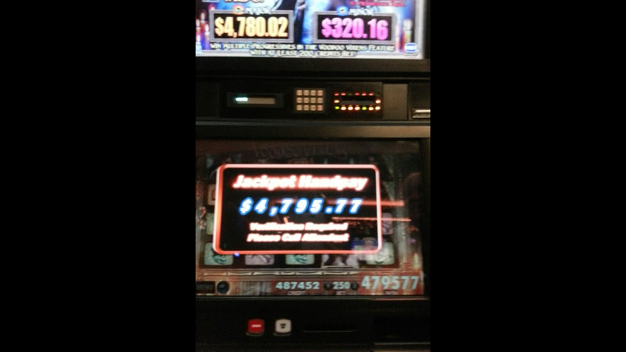 Huge Handpay Jackpot - VooDoo Vixens Progressive Jackpot Win! - YouTube