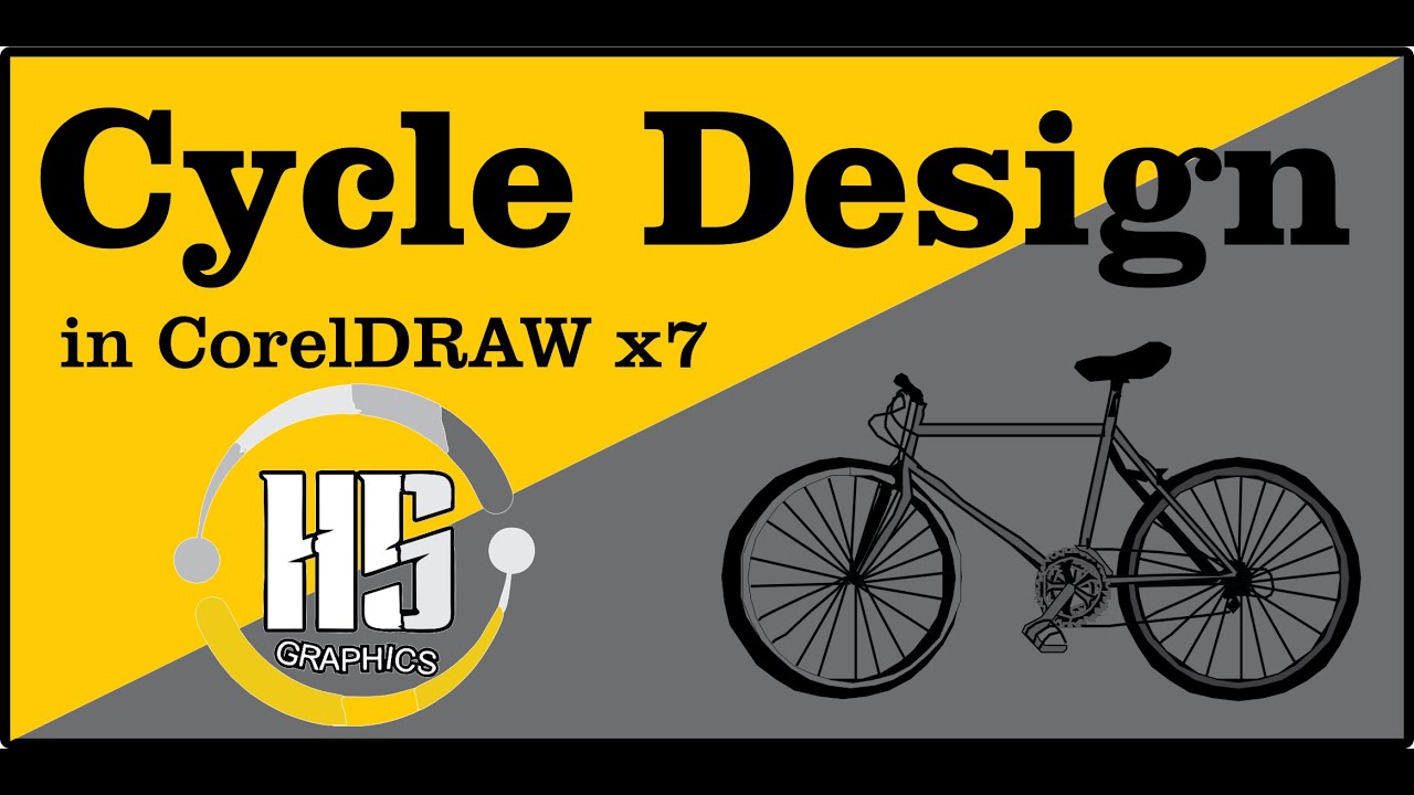 How To Make Bike Cycle With CorelDraw x7|Step by Step| H.S GRAPHIC ...