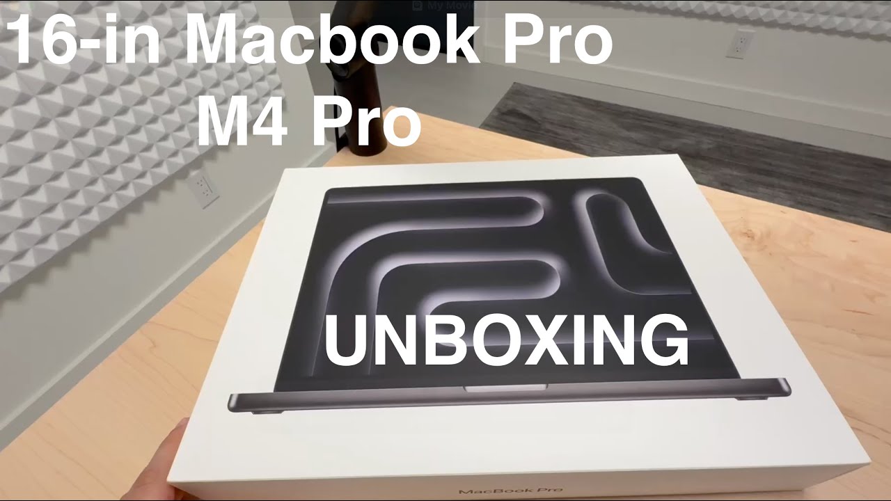 The NEW 16-inch MacBook Pro with M4 Pro. Unboxing. - YouTube