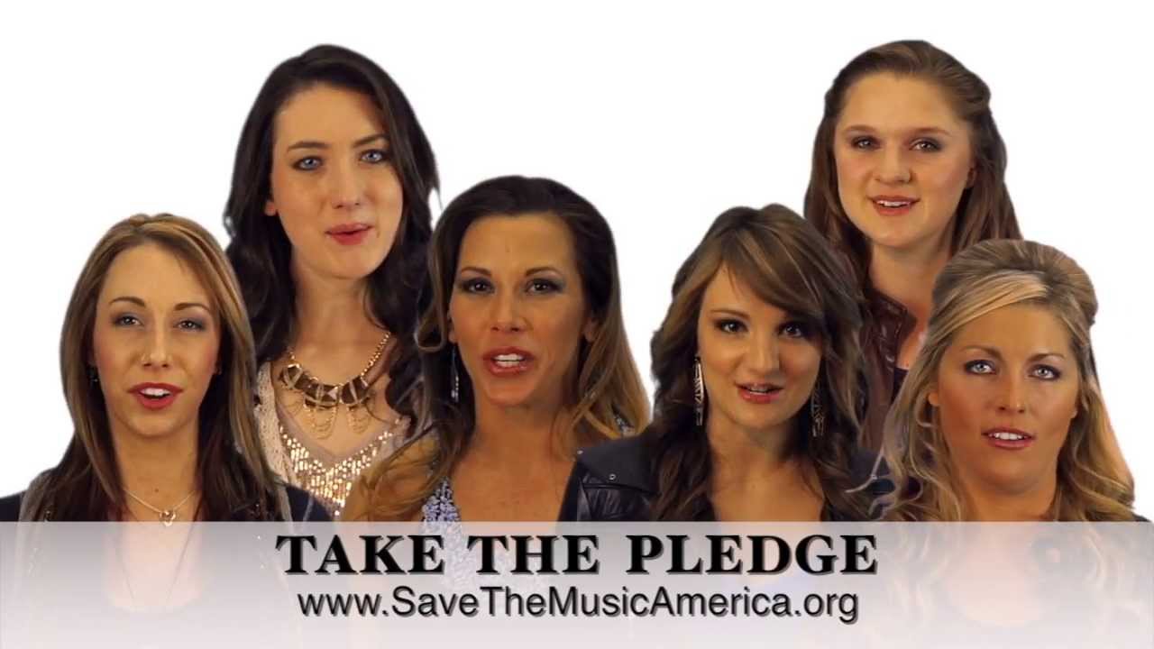 Music Piracy PSA Mickie James Angela Hesse Alex Flanigan Jordan ...