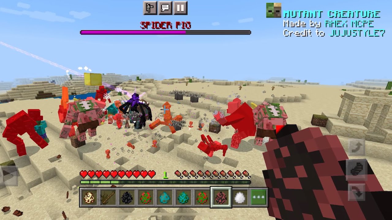 Rhex Mutant Creatures mod | EVEN MORE MUTANTS!! | Minecraft PE - YouTube