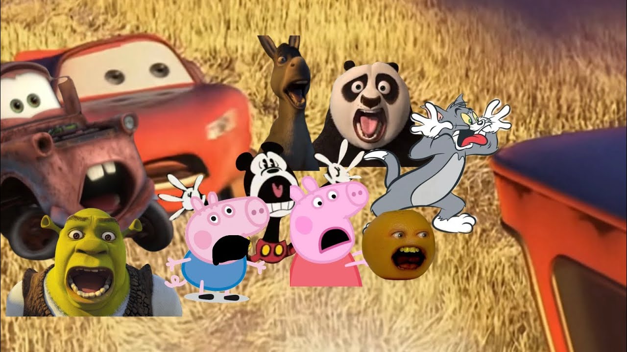 Cars -Tractor Tipping Full Scene (The Kids Picture Show’s Crossover ...