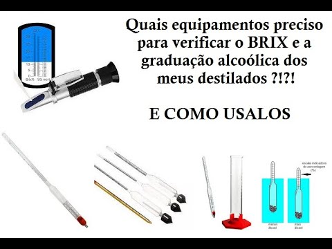 Quais equipamentos preciso para verificar o BRIX e a graduação ...