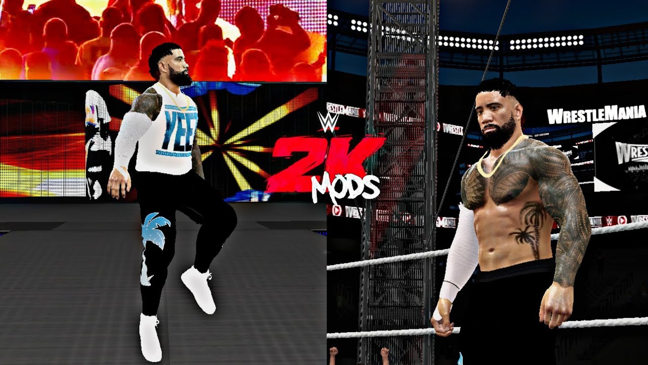 WWE 2K16/17 Mods | Jey Uso YEET Shirt | WWE 2K23 Ported Mods | Knight ...