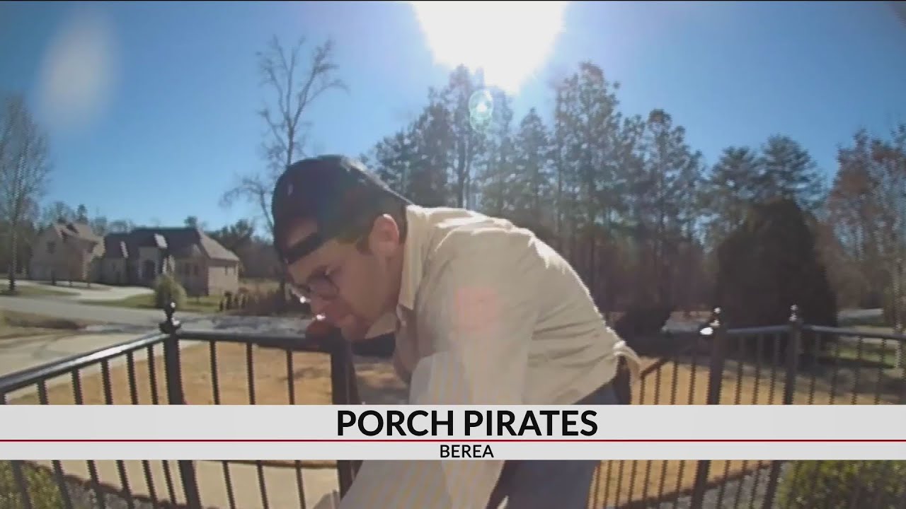 Porch pirates strike in Berea - YouTube