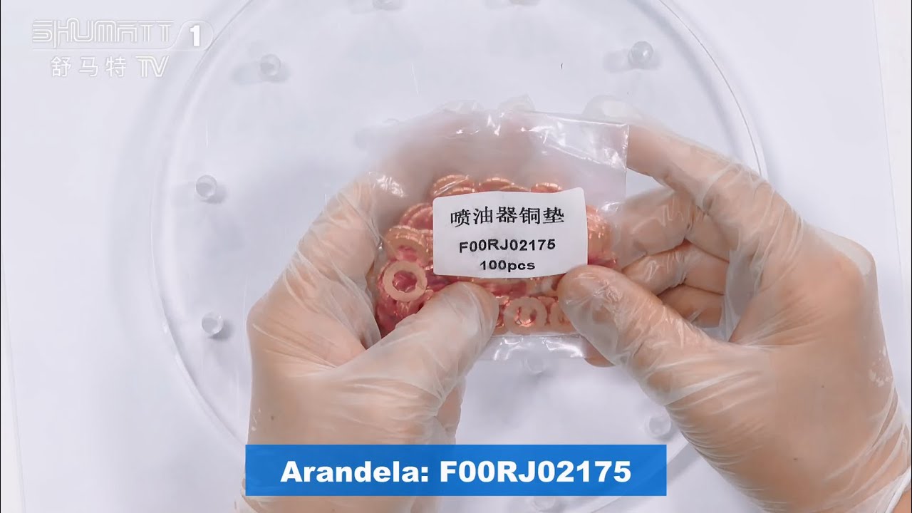 F00RJ02175 Arandela de Inyector Diesel Common Rail 14.5*7.7*1.5mm ...