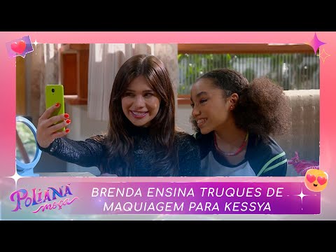 Brenda ensina truques de maquiagem para Kessya | Poliana Moça (10/05/22)