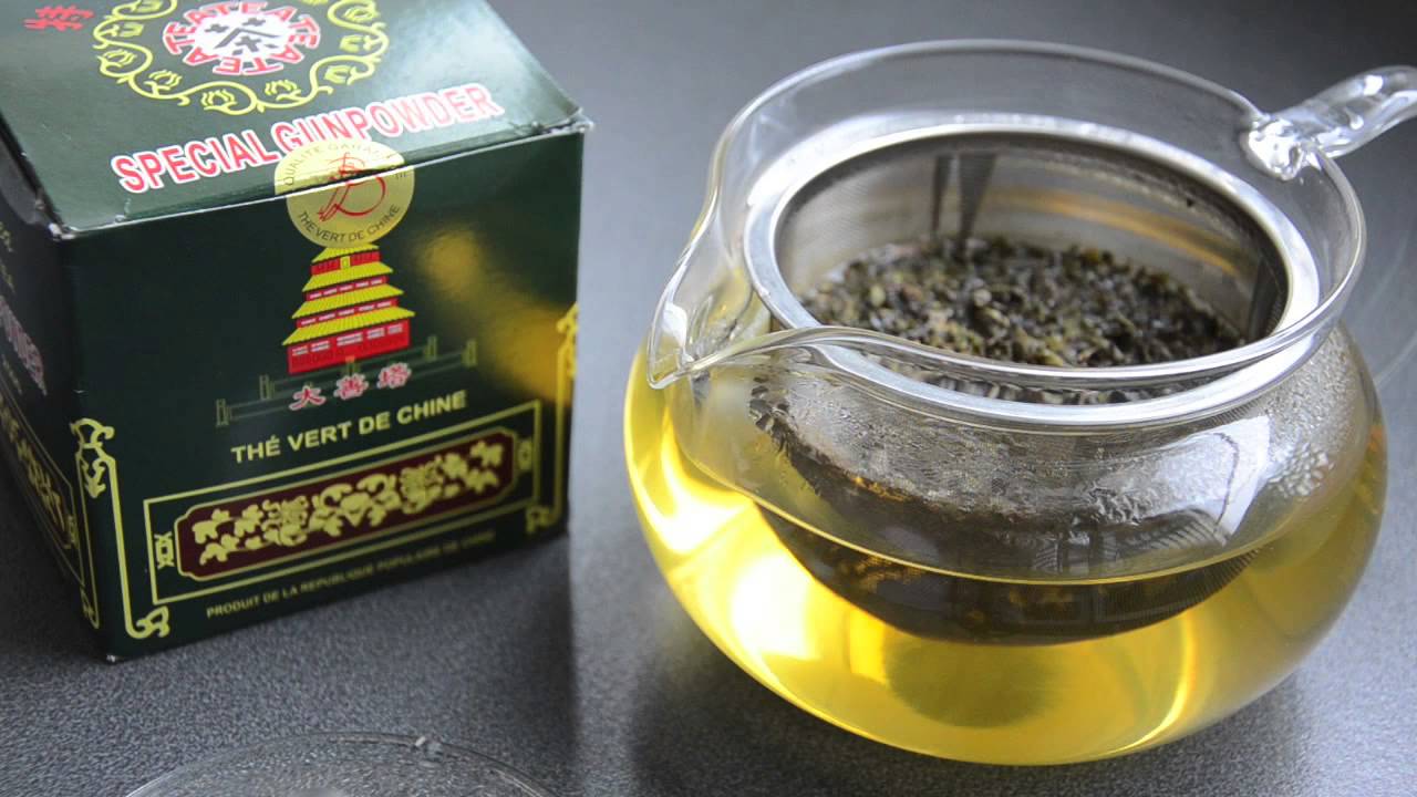 Green Tea : Special Gun Powder Green Tea : Tower of Tea : - YouTube