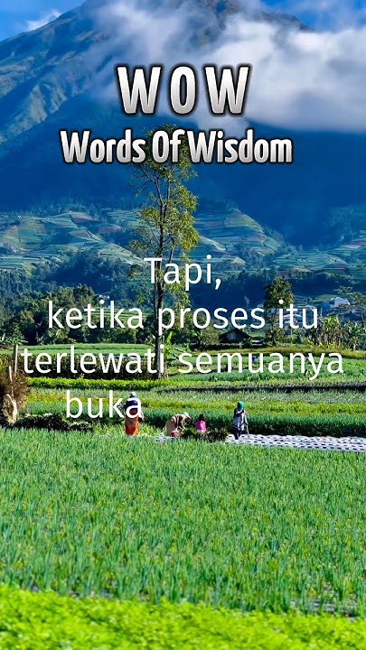 WOW (WORDS OF WISDOM) 70 #wow #yhslembahpujian #houseforsinners # ...