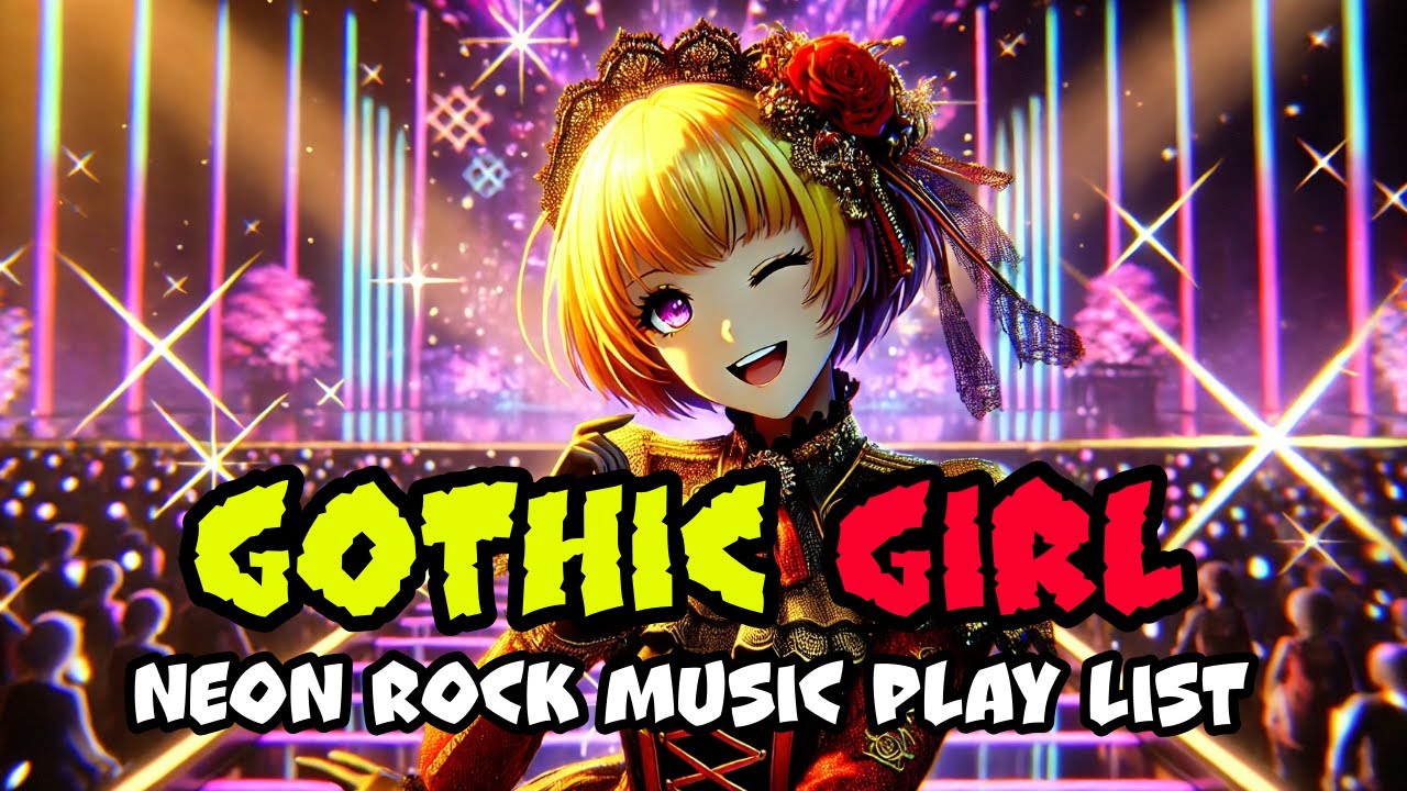 【gothic girl】 music playlist neon rock🔥 - YouTube