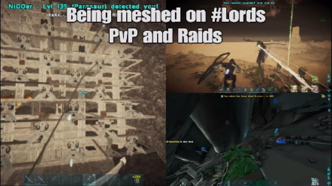 Ark PvP Ps5 #Lords l Being meshed on #Lords - YouTube