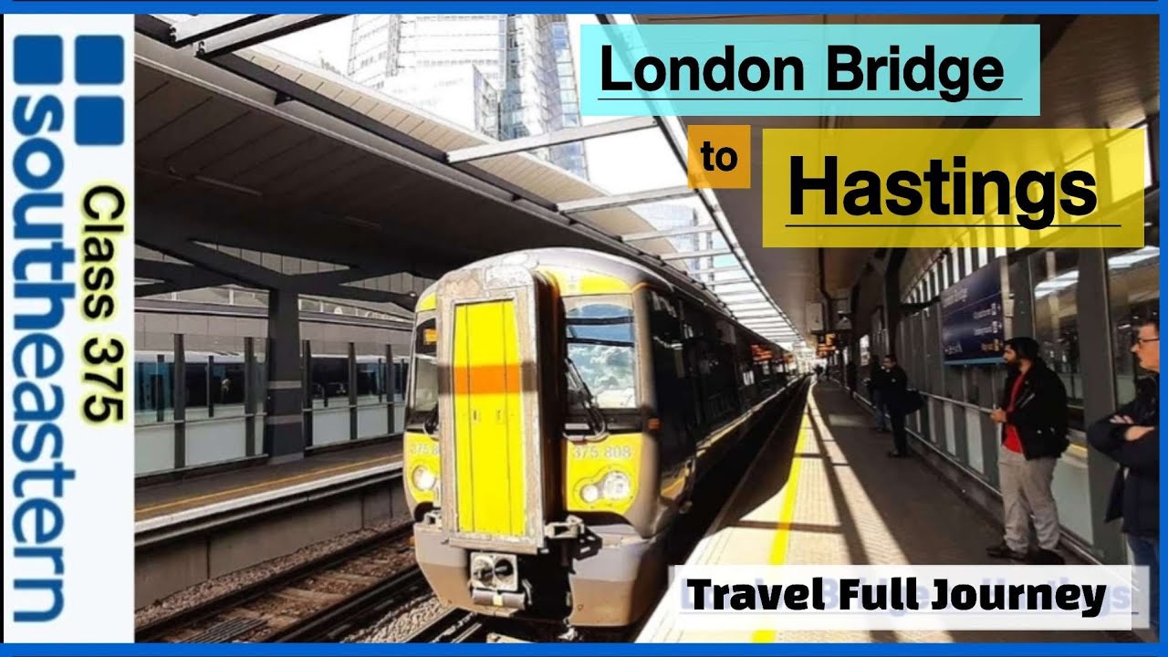 Southeastern Class 375 Train 'HASTINGS' Full Journey - London Bridge to Hastings - YouTube