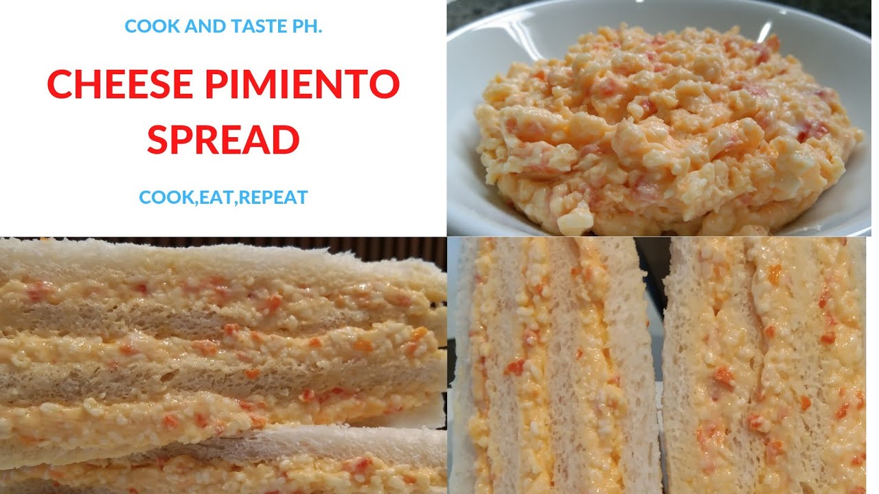 CHEESE PIMIENTO SPREAD/HOW TO MAKE CHEESE PIMIENTO RECIPE - YouTube