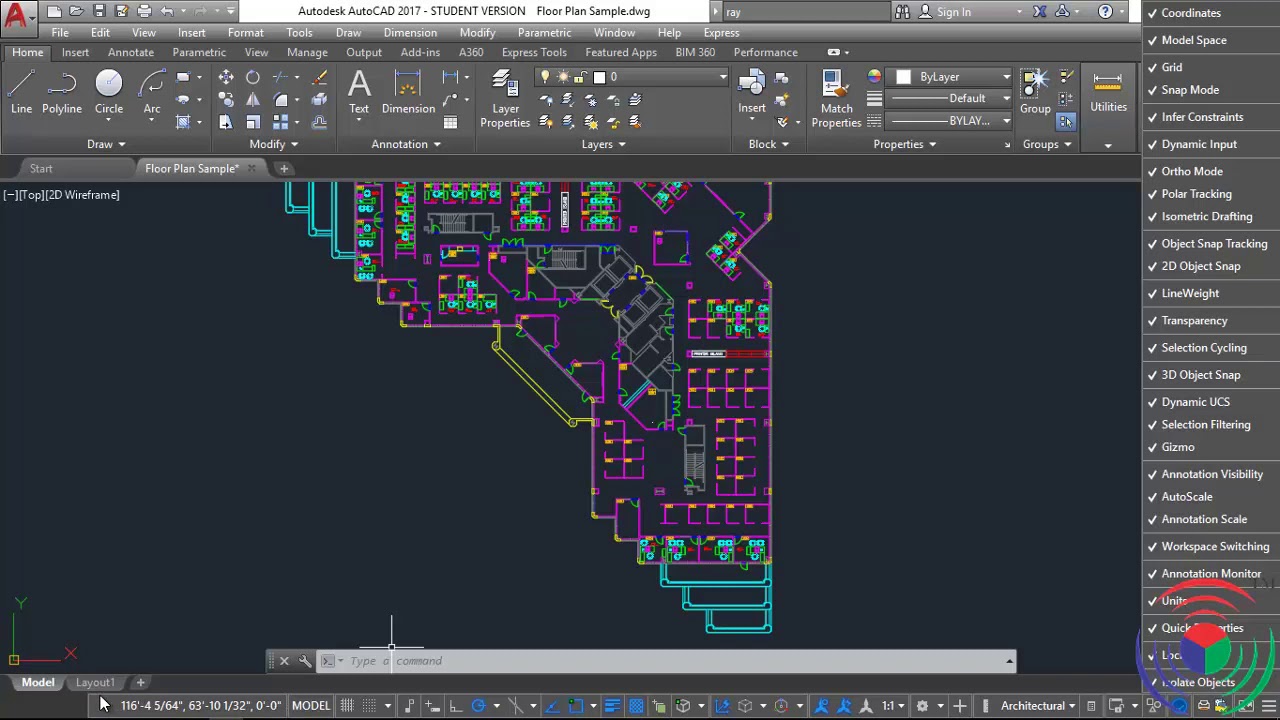 Autodesk AutoCAD: How to use Drafting Setting Command in Autodesk ...