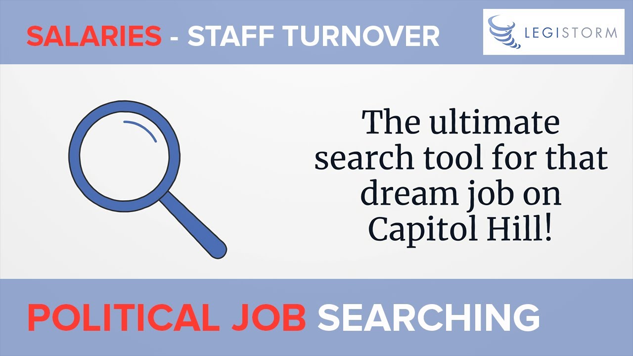 Political Job Search Software | LegiStorm Pro - YouTube