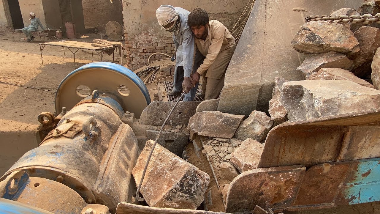 Amazing Quarry Primary Rock Crushing Machine Working | Satisfying Rock ...