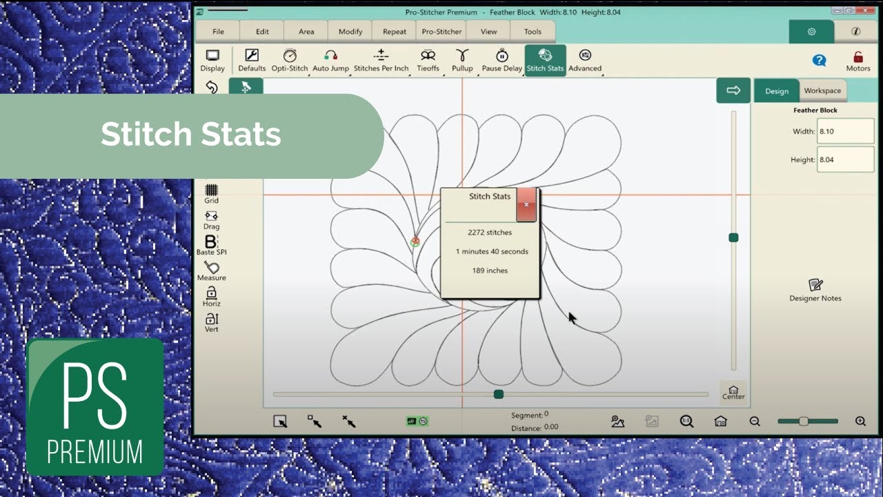 Stitch Stats - Pro Stitcher Tutorials - YouTube