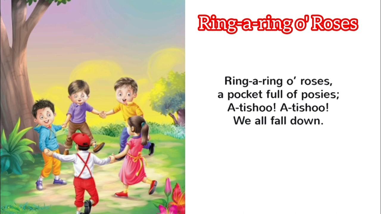 Ring-A-Ring o' Roses rhymes# kids#rhymes nursery#nursery# rhymes#kids ...