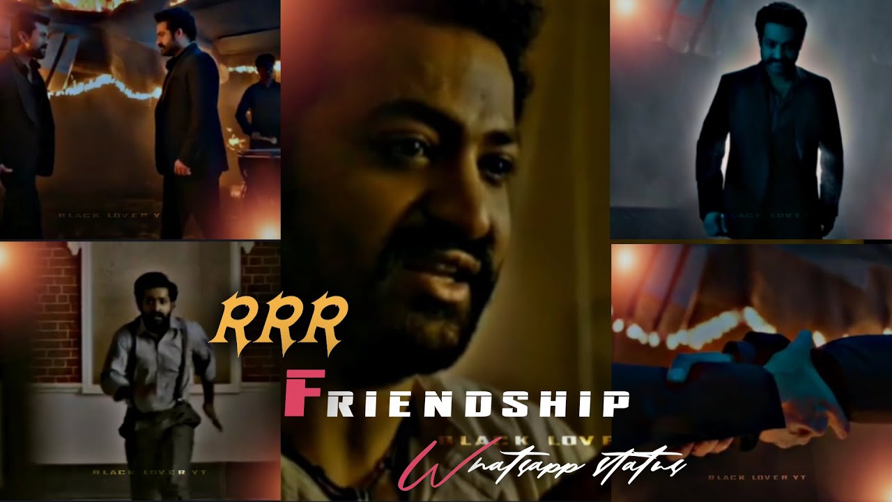RRR friendship song ️ natpu status ️ #rrr #RRR #ramcharan_status - YouTube