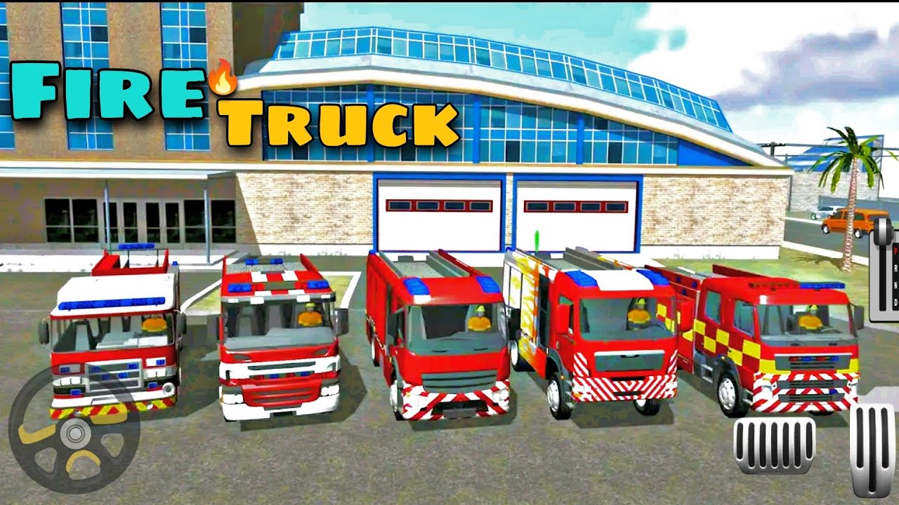 Real Fire Truck Driving Simulator Games | Fire Engine Simulator Games ...