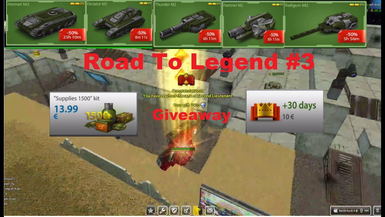 Tanki - Road To Legend #3 + GIVEAWAY supply kit/premium 1 month (CLOSED ...