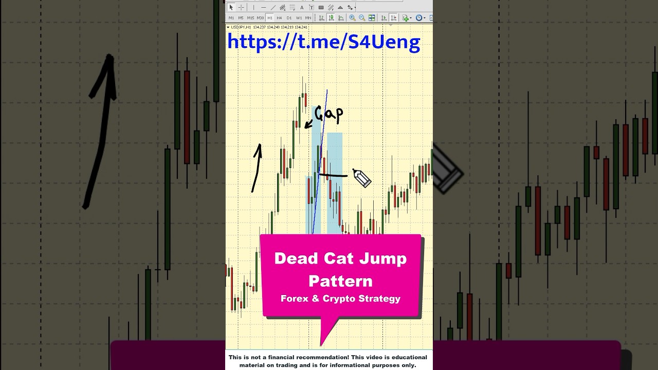 Dead Cat Jump Pattern [Forex & Crypto Trading Strategy] #shorts - YouTube